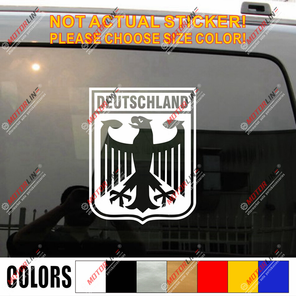 Germany Coat of arms German Eagle Decal Sticker Car Vinyl Deutschland b ...