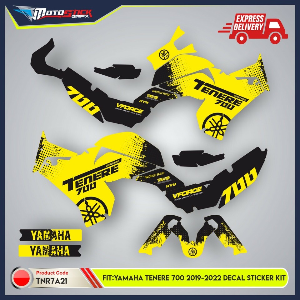 Fit:YAMAHA TENERE 700 2019-2021 Graphic Decal Sticker kit | eBay