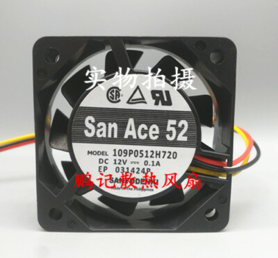 Sanyo 109P0512H720 [DC Fans DC Fan 52x15mm 12VDC Tachometer] cooling ...