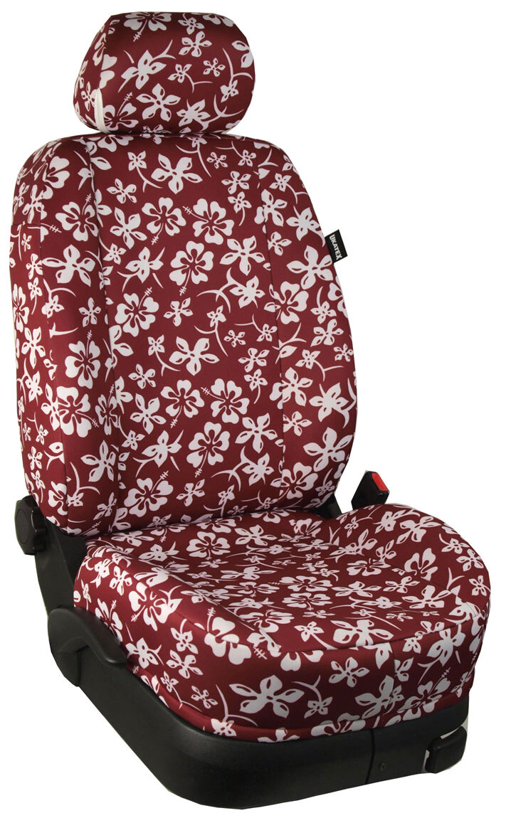 VW T5 Multivan Bj 10/2009-2015 Maß Sitzbezüge Vordersitze: Hawaii/rot ...
