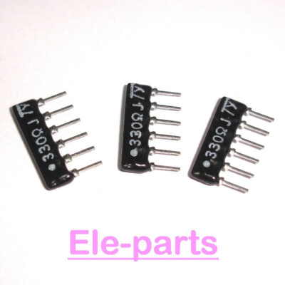 50, A06-331J SIP-6 A331J A06-331 330 ohm 5 Commoned Resistor Network ...