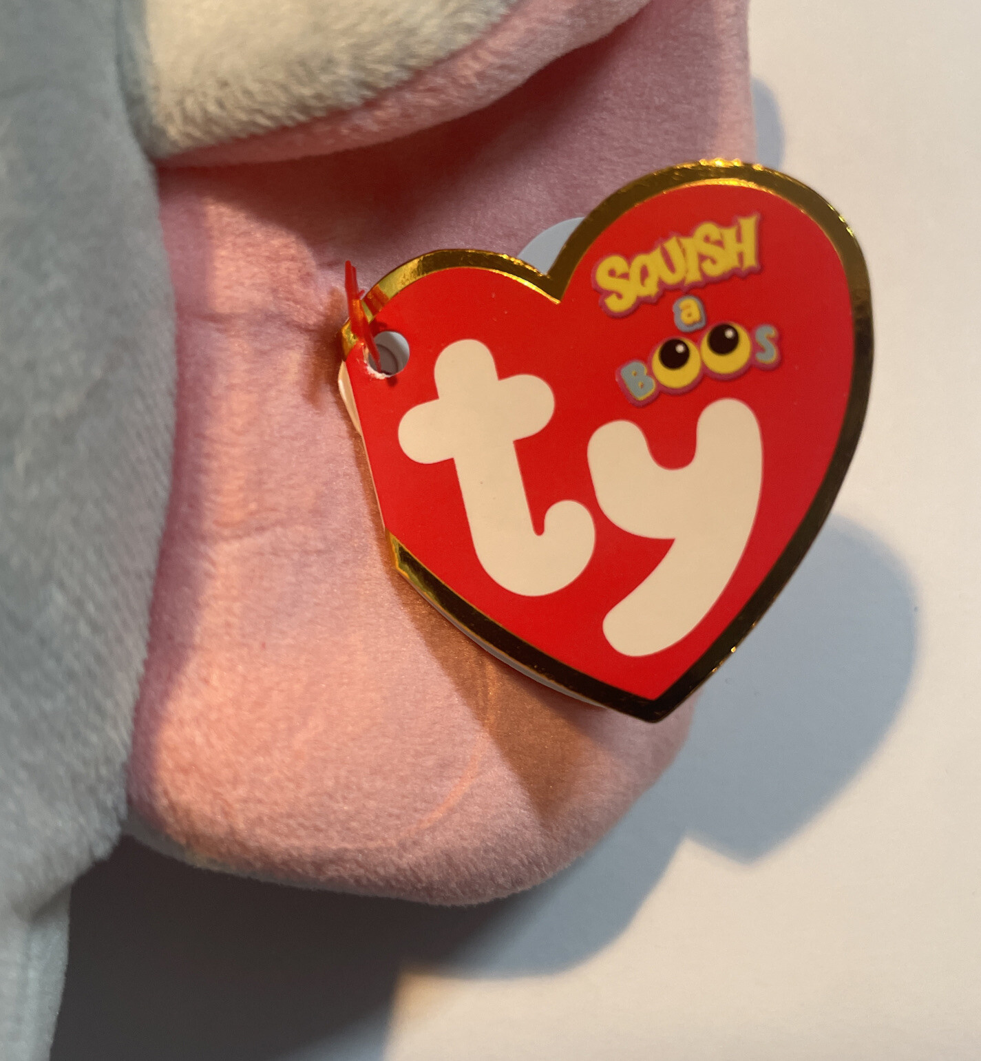 TY Clover Bear The Squish-A-Boo's Collection Soft Toy Plush Cushion 10 ...