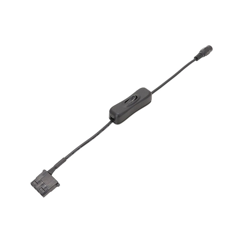 32cm DC5.5x2.1mm Plug to 4Pin for Molex Computer PC Case Fan Power ...