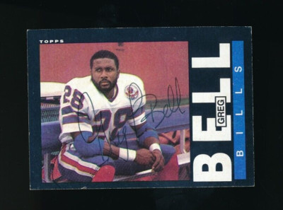 1985 Topps #199 Greg Bell rc signed auto autograph tough swsw6 | eBay
