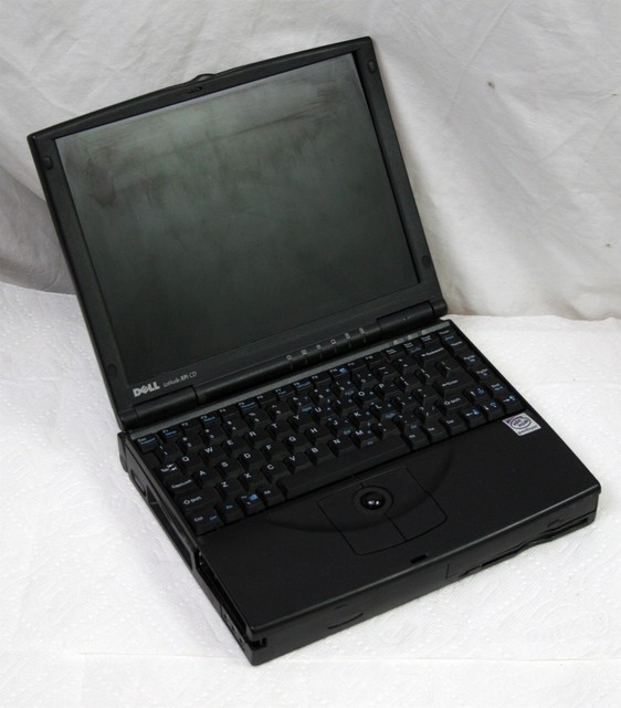 Dell Latitude XPI CD Pentium Mmx 166 Laptop Windows 98 Dos Vintage PC ...