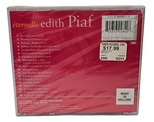 Eternelle: Best of Edith Piaf by Edith Piaf Édith Piaf (CD, 2002) for ...