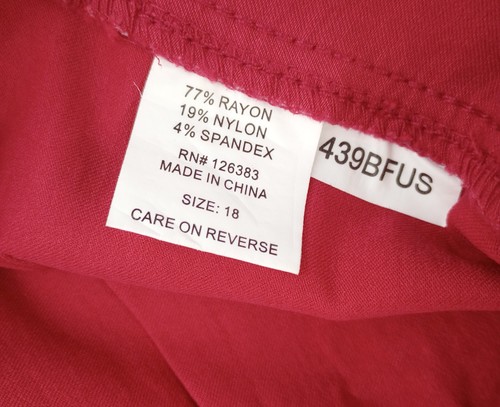 Euro Division 3 Ladies Capris Size 18 | eBay