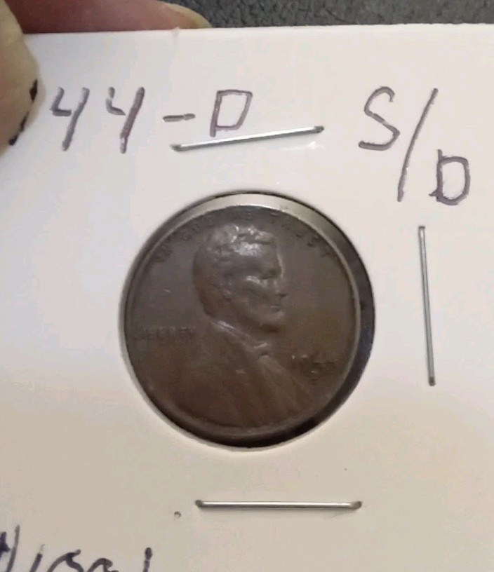 1944 D/S Lincoln Wheat Cent Penny - D Over S Mint Mark Error | eBay