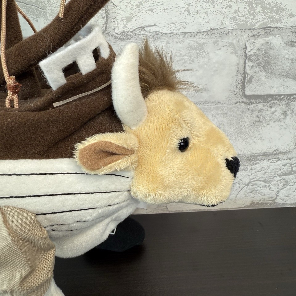 Cow Parade Boston Plush Mooflower Mayflower Sailing Ship Jointed Legs ...