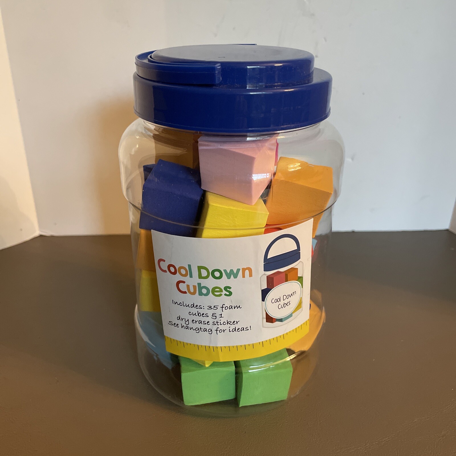 Cool Down Cubes 30 Dry Eraser Foam Cubes And One Sticker | eBay