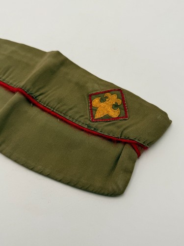 Vintage Boy Scouts BSA Garrison Cap Size 7 7/8 Red Piping Webelos Patch ...