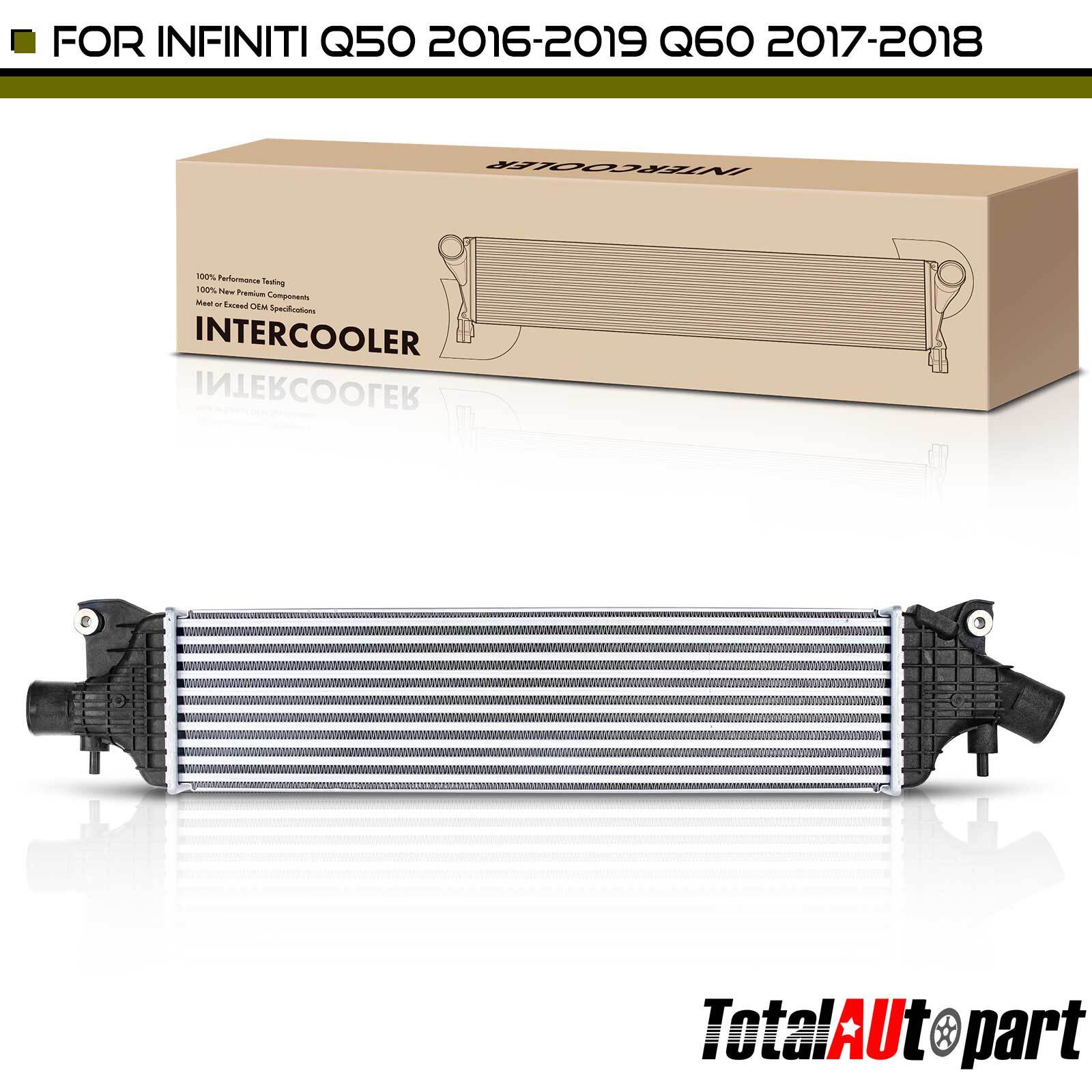 New Intercooler for INFINITI Q50 2016-2019 Q60 17-18 2.0L Turbocharged ...