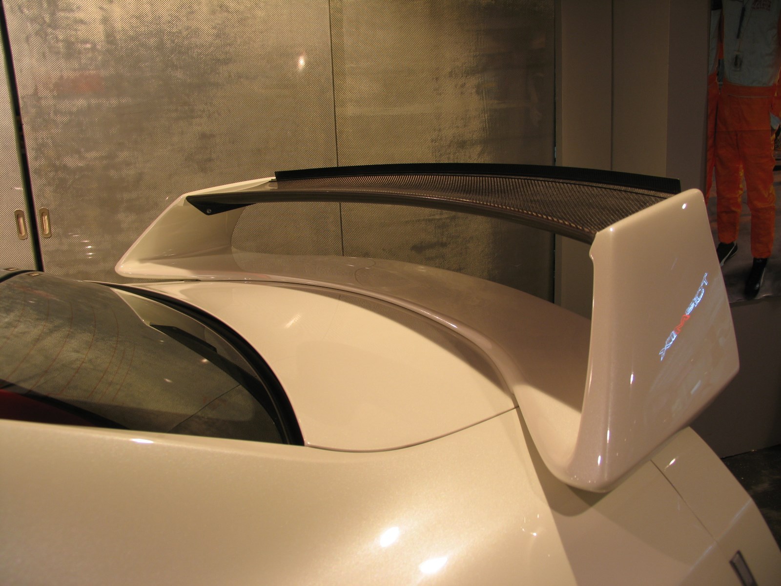 AM style half Carbon rear wing spoiler fit for Nissan 08-17 GT-R GTR ...