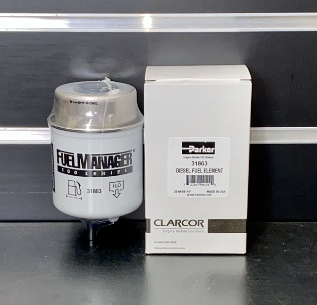 Fuel Manager 31863 Replacement Diesel Water Separator Filter Element 30 ...
