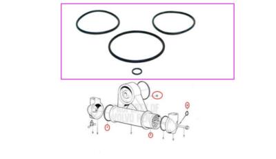 Oil Cooler Seal for Volvo Penta AQ120-AQ170 Marine Engines 925092 ...