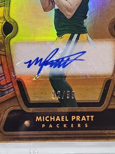 2024 Panini Gold Standard Michael Pratt Rookie Auto Platinum Refractor ...