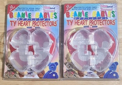 Official TY Beanie Baby 17 Heart Tag Protective Hard Covers 2073 | eBay
