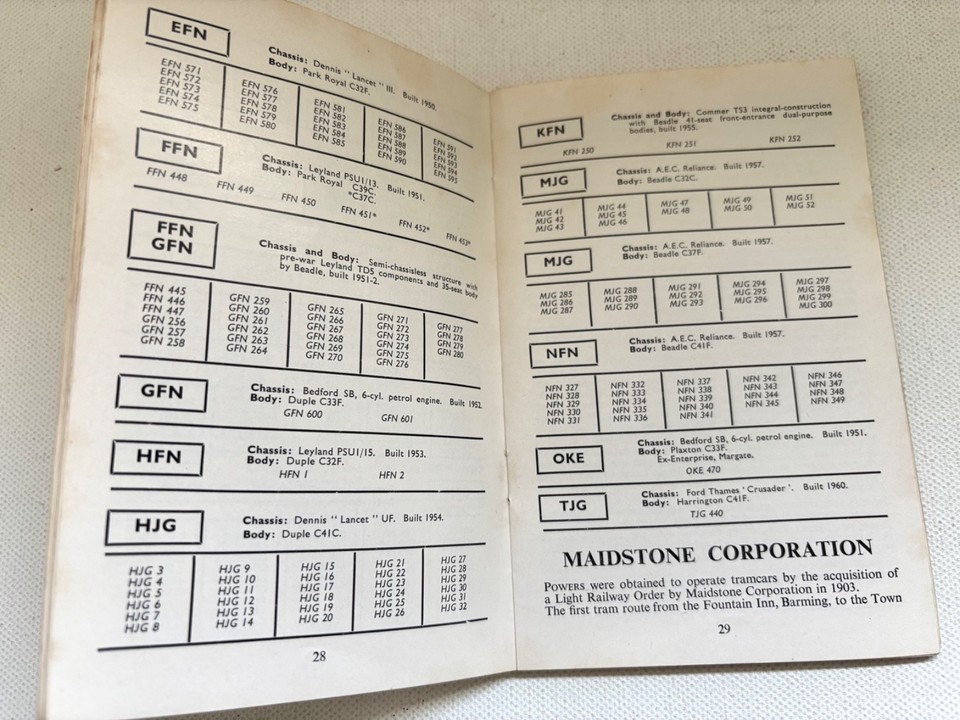 Ian Allan ABC - BRITISH BUS FLEETS 1. SOUTH EASTERN AREA EXCELLENT ...
