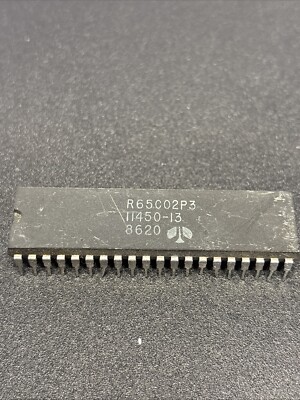 Rockwell Semiconductor R65C02P3 8-Bit Microcontroller 40-Pin IC Chip ...