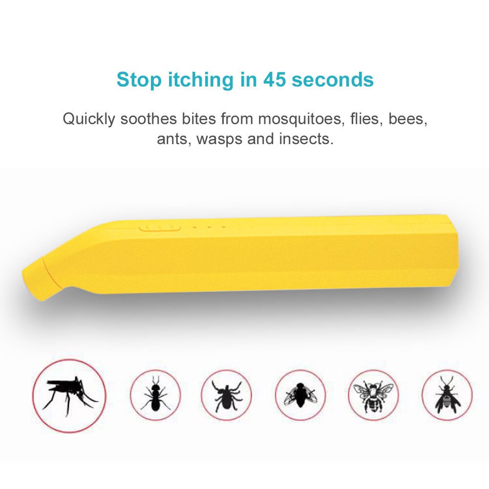 Electronic Mosquito Bite Pen Natural Bug Bite Itch Relief Pen for Adult ...