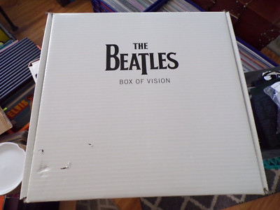 SEALED THE BEATLES BOX OF VISION CD STORAGE,COFFEE TABLE BOOK AND ...