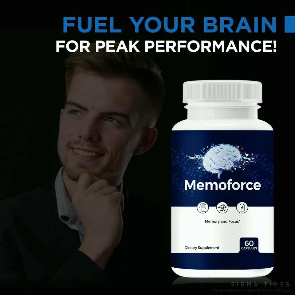 Memoforce Brain Health Booster for Memory, Cognitive Health & Wellness ...