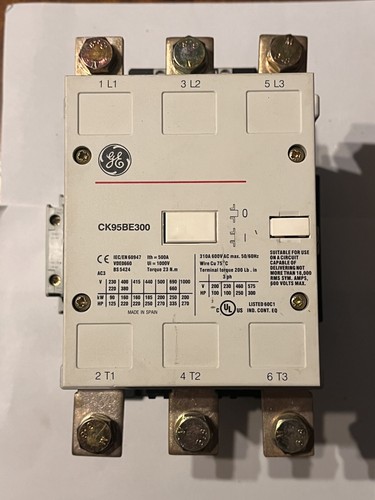 GE CK95BE300 contactor, with KM5EJ coil and BCLL11 Auxiliary Contact | eBay