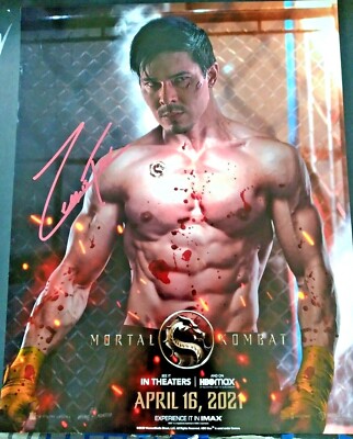 MORTAL KOMBAT LEWIS TAN COLE YOUNG SIGNED AUTOGRAPH 11X14 PHOTO EXACT ...