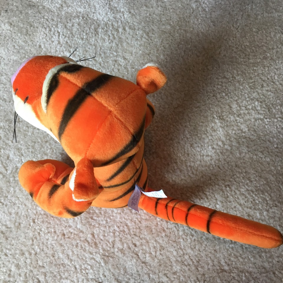 Disney Winnie the Pooh Tigger w/ Butterfly by Gund Plush Stuffed Animal ...