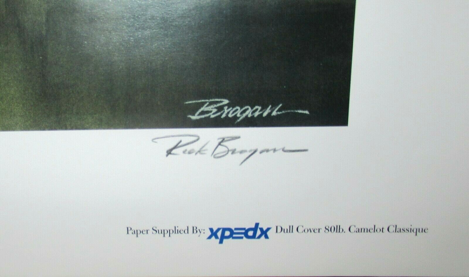 RICK BROGAN CHICAGO SKYLINE LIMITED EDITION HAND SIGNED COLOR OFFSET ...