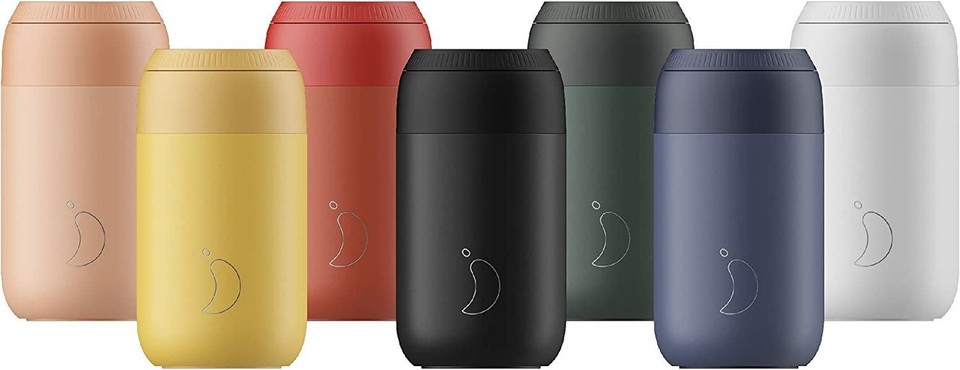 Chillys Coffee Cup 350ml C340S2PYEL - Reusable Stainless Steel | Pollen ...