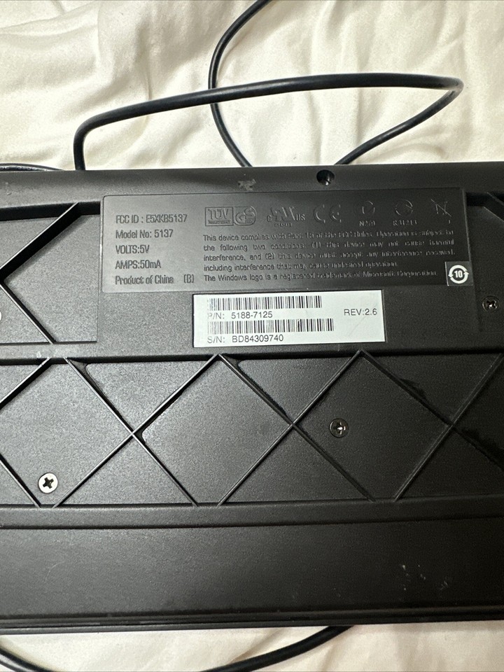 Compaq Genuine Keyboard Model 5137 Black - No Missing Keys | eBay