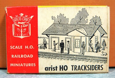 ARISTOCRAFT TRACKSIDERS HO SCALE SAND BIN AND FIRE BUCKET WHITE METAL ...
