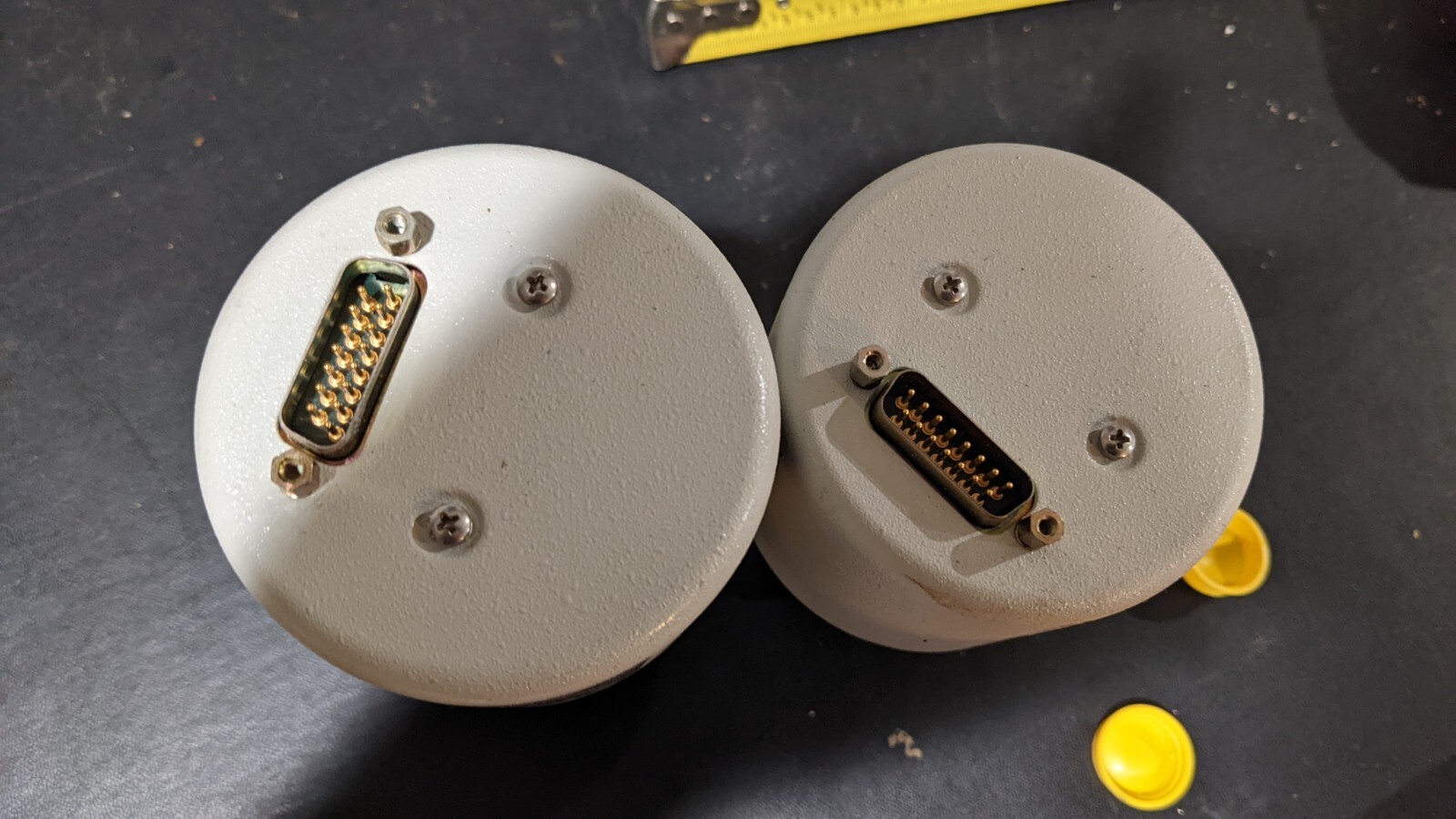 Set of 2 Edwards W6D031711 Barocel Pressure Sensor 600AB Trans 100TR ...