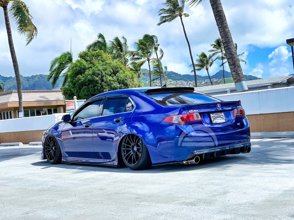 Diffuser for Acura TSX Honda Accord 8 2008 - 2013 Rear Bumper Body Kit ...