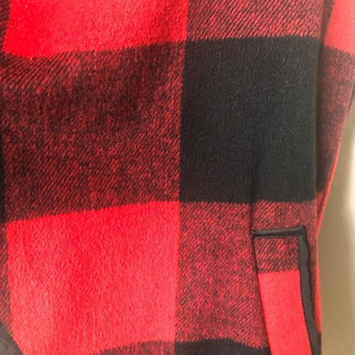 Lumberjack Vest Red/ Black Checkered Cotton Blend Vest With Side ...