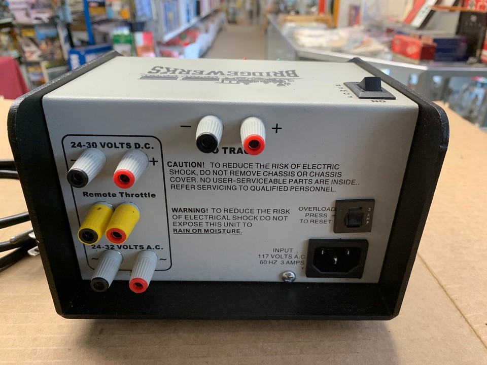 BRIDGEWERKS MAGNUM 15-SR CONTROLLER POWERS ANY DC TRAINS G HO ON30 FREE ...