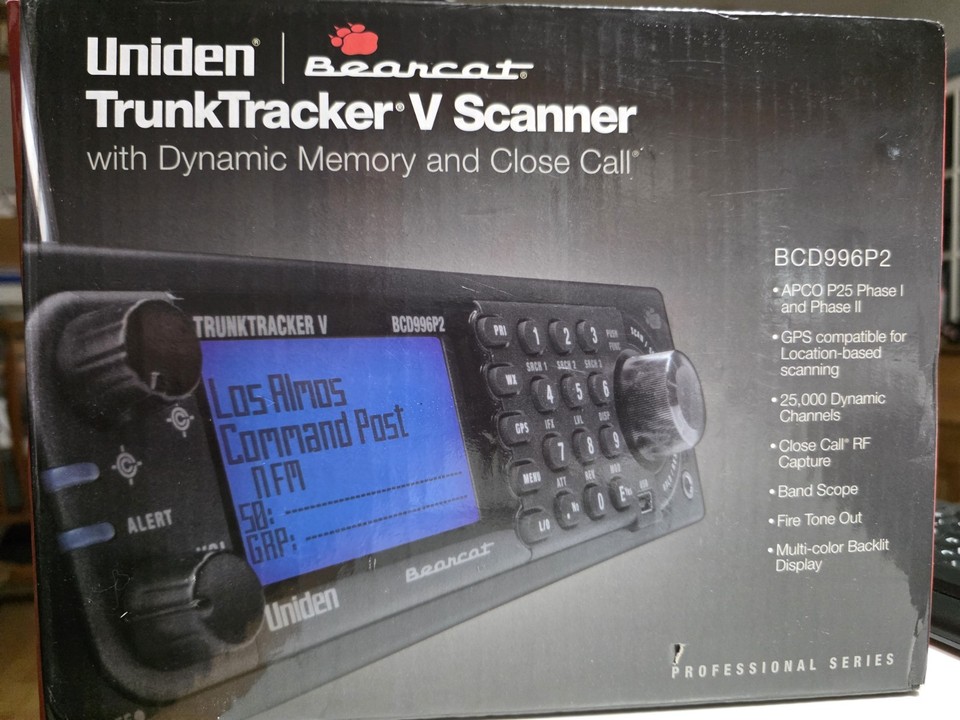 UNIDEN BEARCAT TRUNKTRACKER V BCD996P2 POLICE FIRE WEATHER SCANNER | eBay