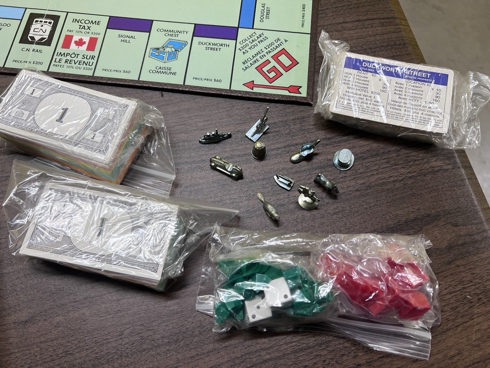 1961 Monopoly Canadian Edition Board Game Complete Parker Brothers | eBay