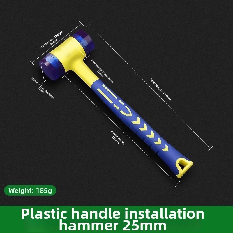 Rubber Mallet with Replaceable Head and Anti Slip Grip for Home ...