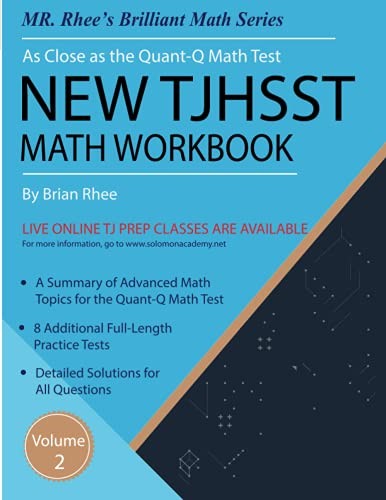 New TJHSST Math Workbook Volume 2: Advanced Workbook for the Qua | eBay