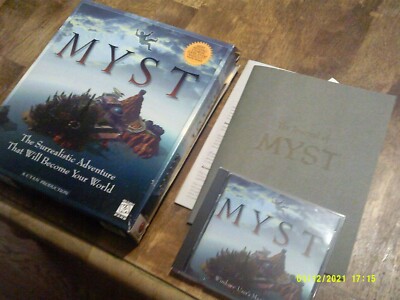 Myst CD-ROM for Windows 3.1 & Win 95 Big Box PC Game 1997 Complete! | eBay