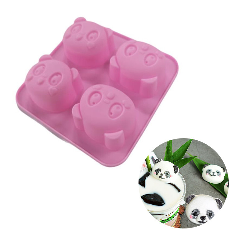 Panda Silicone Chocolate Mould Cake Ice Tray Jelly Candy Cookie Baking ...