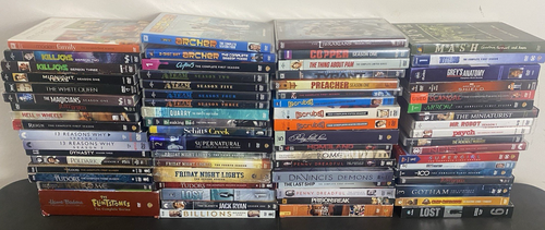 Wholesale DVD TV Shows Series Mixed Lot All Genres Comedy Sitcom Action ...