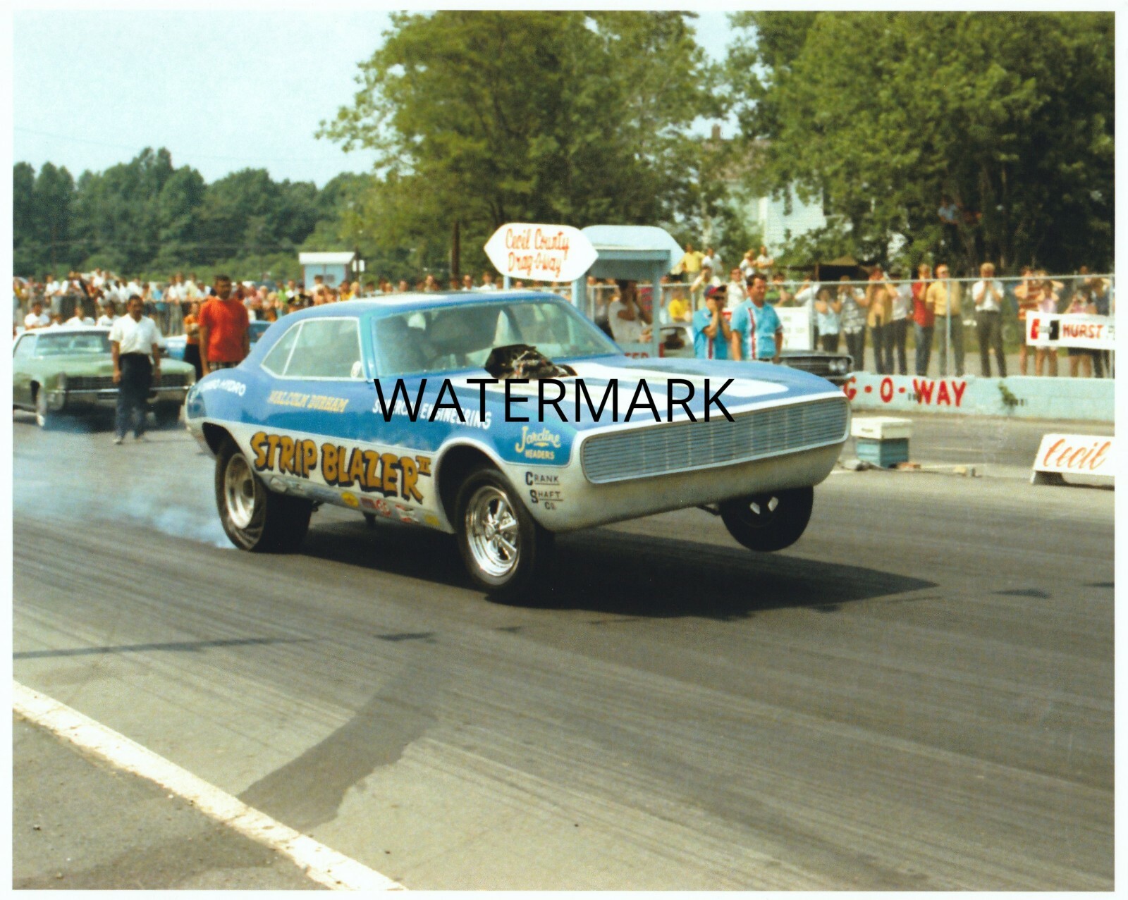 1960s Drag Racing-Malcolm Durham-STRIP BLAZER VI-'68 Camaro AA/FC-Cecil ...