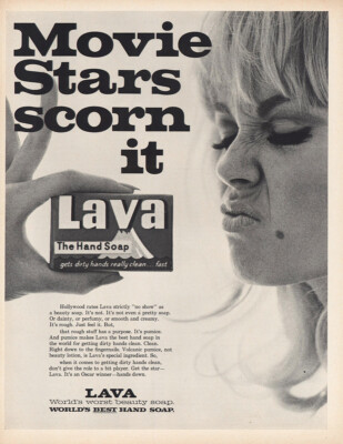 1967 Lava Soap: Movie Stars Scorn It Vintage Print Ad | eBay