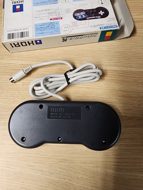 Un- PC Engine PCE Hori Fighting Commander 6 Button Controller Japan NEC ...