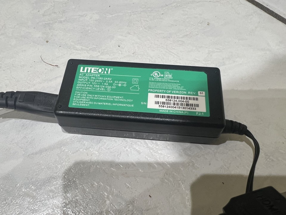 Arris Verizon IPC1100_P2 HDMI Set Top Box W/AC ADAPTER and HDMI Cable ...