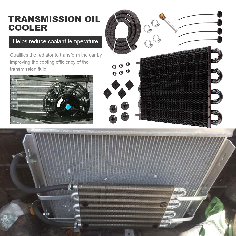 Converter Kit Aluminum Engine Oil Cooler Car Modified Accessories (8 ...
