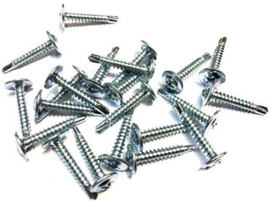 4.2 x 25mm Wafer Head Self Drilling Screws Tek Teks Screw BZP Fix Fixes ...